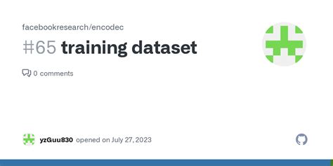 training dataset · issue 65 · facebookresearch encodec · github
