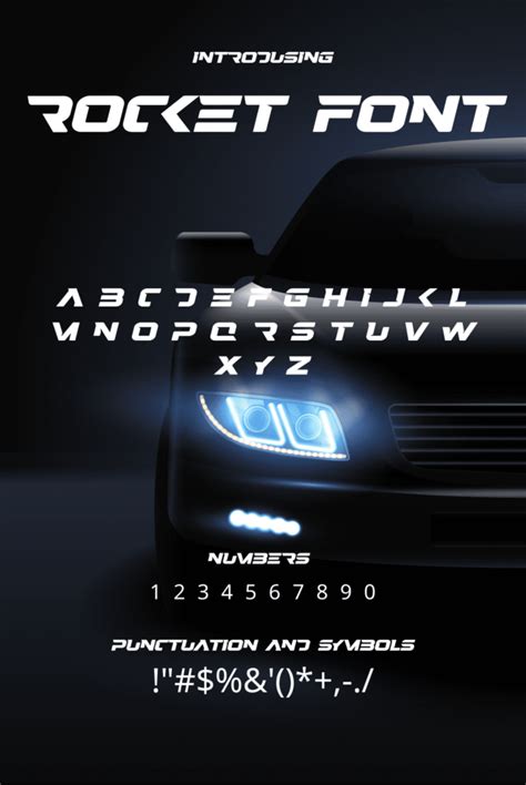 Rocket Font Masterbundles