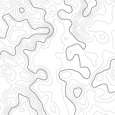 Premium Vector Topographic Map Background Grid Map Contour Vector Illustration