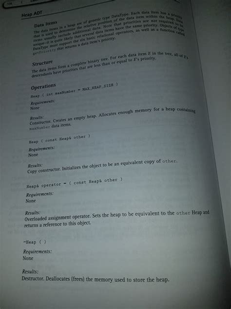 Solved Heap ADT Type Each Data Item Has Heap Data Items Chegg Com