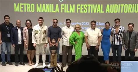 Tv Patrol Lead Stars Ng Mmff Sama Sama Sa Inagurasyon Ng Mmff Auditorium Abs Cbn Entertainment