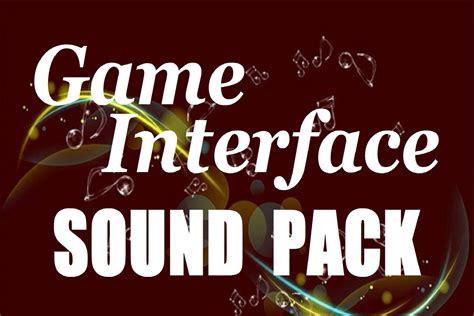 Game Interface Sound Pack Audio Sound Fx Unity Asset Store