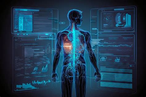 Virtual Medical Record Of Patient Diagnose Stock Illustration