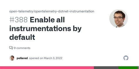 Enable All Instrumentations By Default Issue Open Telemetry Opentelemetry Dotnet