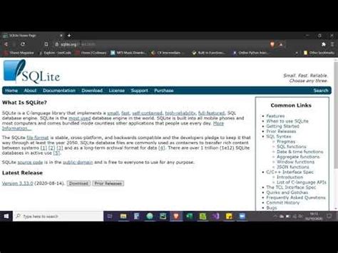 How To Upgrade SQLite For Python YouTube