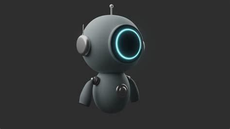 3d Mini Robot Model Turbosquid 2308162