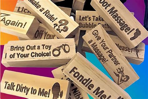 Naughty Couples Jenga Inspired Sex Tower Game Deal Wowcher