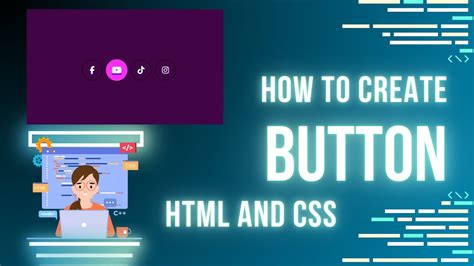 Project 01 Web Design Tutorial Stylish Social Media Buttons With Html And Css Youtube