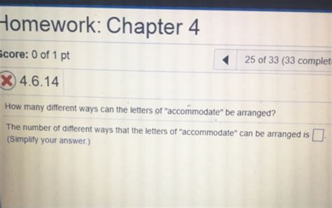 Solved How Many Different Ways Can The Letters Of