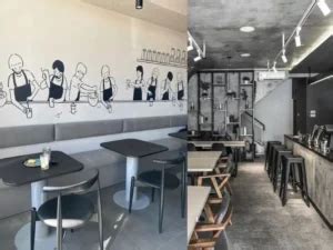 Desain Cafe Minimalis Monokrom Konsultan Arsitek And Desain Interior Omah Alit Pekalongan