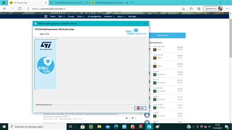 stm32cubeprogrammer doesn t complete setup why stmicroelectronics community