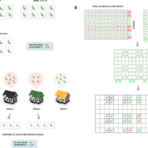 adaptive pooled testing strategies a dorfman pooling population is
