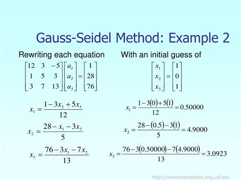Ppt Gauss Siedel Method Powerpoint Presentation Free Download Id 2935347