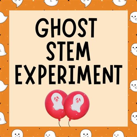 Halloween Ghost Stem Project By Coffee Classroom Tpt