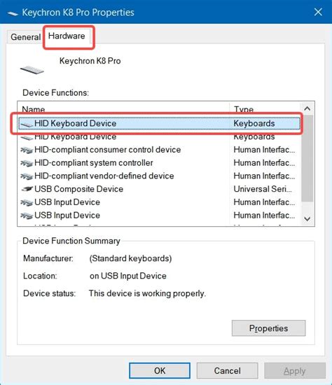 how to check your keyboard firmware version on windows device
