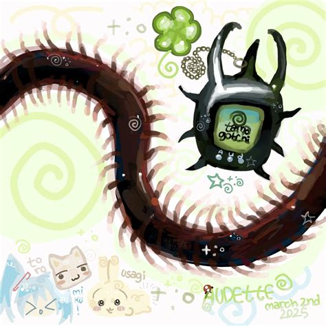 Millipede And Some Things I Love ️ Yipee In 2025 Beetle Art Bug Art