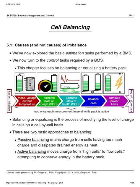 Cell Balancing Pdf