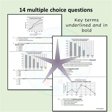 Science Graphing Quiz Bilingual Marketplace