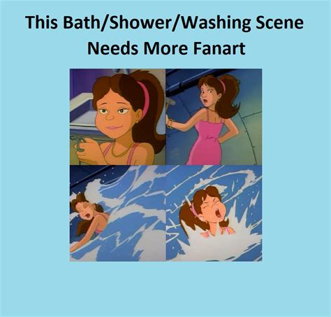 Tmnt Mona Lisa Wants A Shower Scene By Crawfordjenny On Deviantart