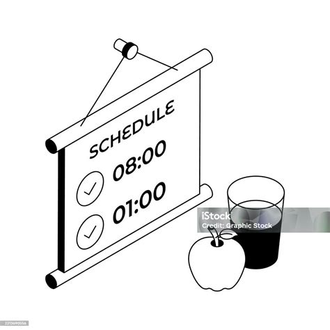 Diet Chart Stock Illustration Download Image Now Chart Drink