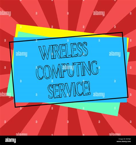Text Sign Showing Wireless Computing Service Conceptual Photo Company That Offers Transmission