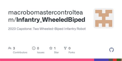 Github Macrobomastercontrolteam Infantry Wheeledbiped 2023 Capstone Two Wheeled Biped