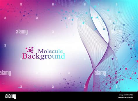 Structure Molecule And Communication Dna Atom Neurons Scientific Molecule Background For