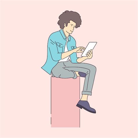 Premium Vector Concept Illustration Of Online Courses Distance Studying Self Education