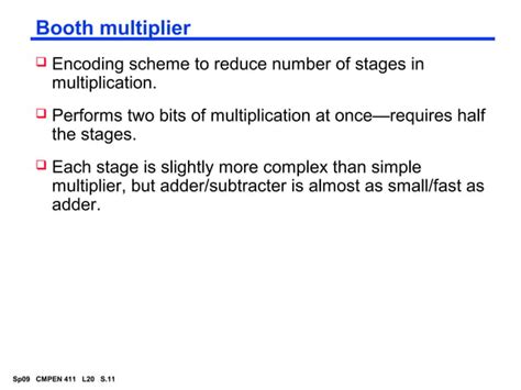 Multipliers In Vlsi Ppt
