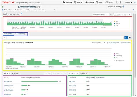 Oracle Enterprise Manager Performance Hub