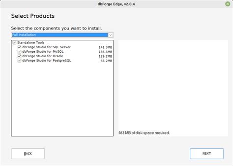 manual installation of dbforge edge via crossover