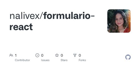 Github Nalivex Formulario React