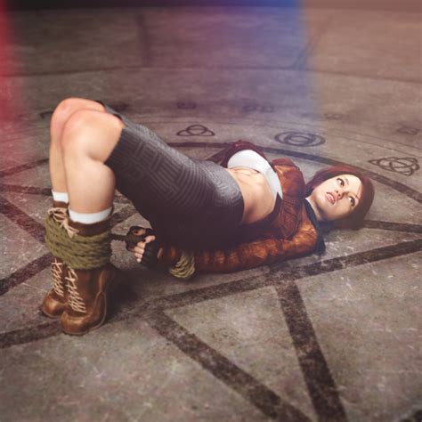 Rule 34 - 1girls 3d arms behind back bondage bound bound ankles bound wrists fully clothed fully ...