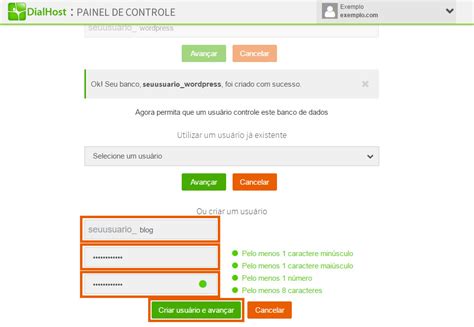 como criar um banco mysql central de atendimento e ajuda dialhost