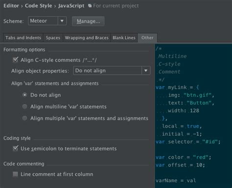 node js how to disable webstorm semicolon check stack overflow