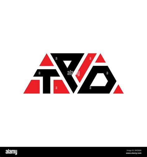 TPD Triangle Letter Logo Design With Triangle Shape TPD Triangle Logo