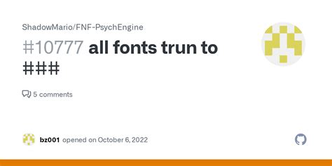 all fonts trun to · issue 10777 · shadowmario fnf psychengine · github