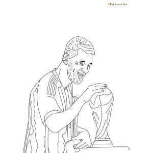 Messi Imprimez Gratuitement Vos Coloriages Avec La Star Du Football Fran Ais