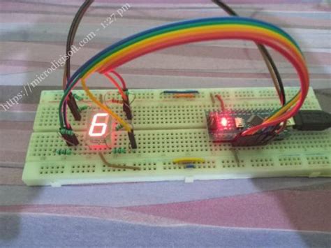 Interfacing 7 Segment Display With Arduino Nano Microdigisoft On Tumblr