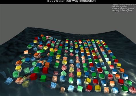 Solved Waterbody Waves Not In Physics Sim Physics Navigation And Path Finding Unigine