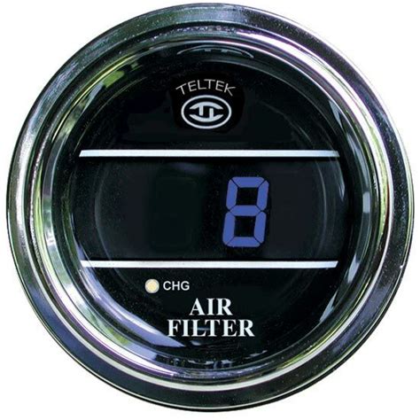 Air Filter Indicator Gauge With Sensor For Trucks And Cars Air Gauge