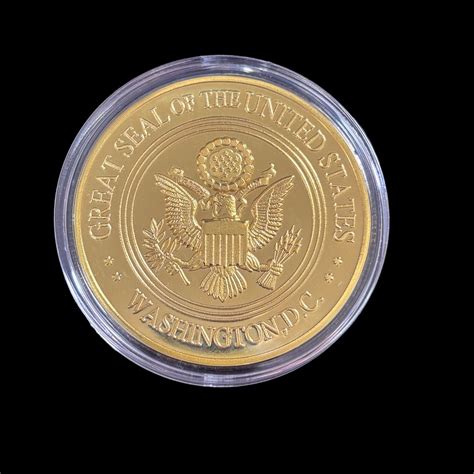 Great Seal Of The United States Washingtondc Fbl Challenge Coin