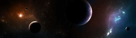 Download Wander Through The Stars In This Stunning Space Hd 3840x1080