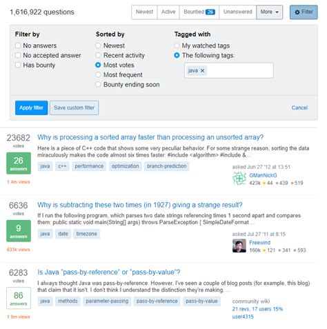 Stackoverflow 둘러보기