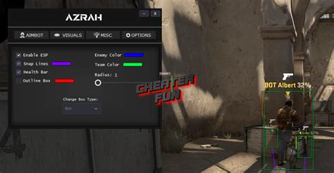 Azrah Csgo Free Cheat Aimbot Esp Bhop