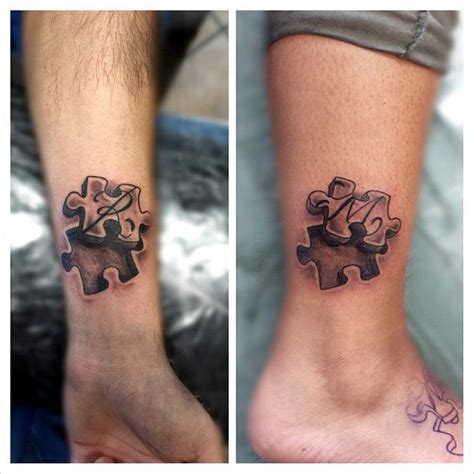 Puzzle Tattoos For Couples Tattoo Style Trends