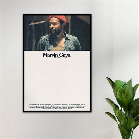 Marvin Gaye Poster Postertok