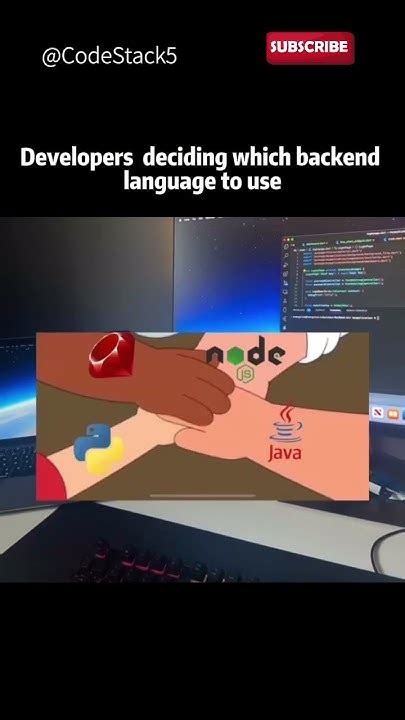 developers deciding which language to use shortsfeed programming