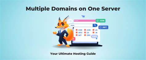 how to host multiple domains on one server
