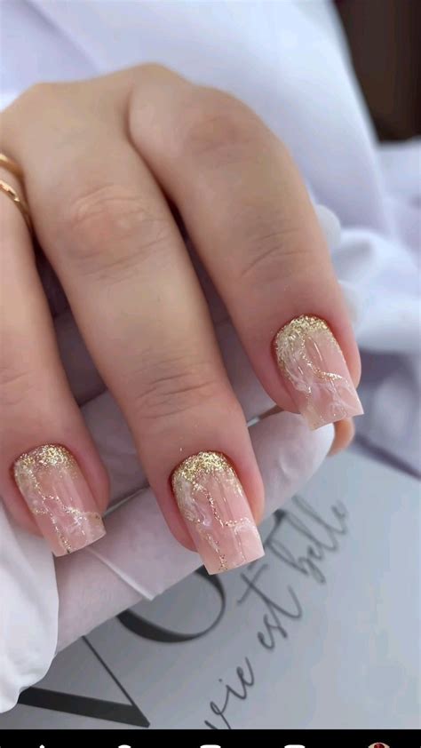 Pin De Anda Ioana Olteanu Em Unghii Unhas Quadradas Unhas Douradas